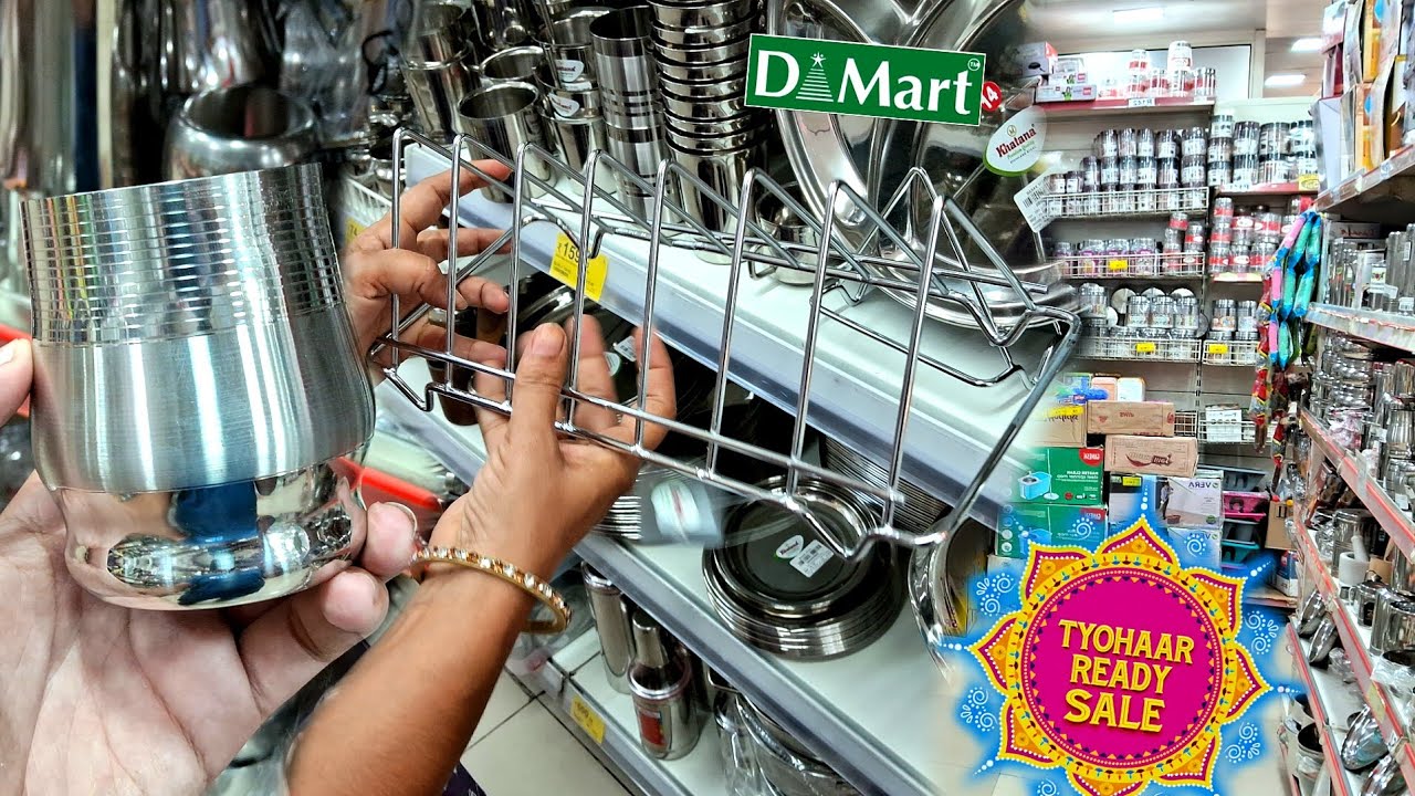 D MART all latest offers 🤩 / *ONLINE AVAILABLE* ! | dmart kitchen steel ...