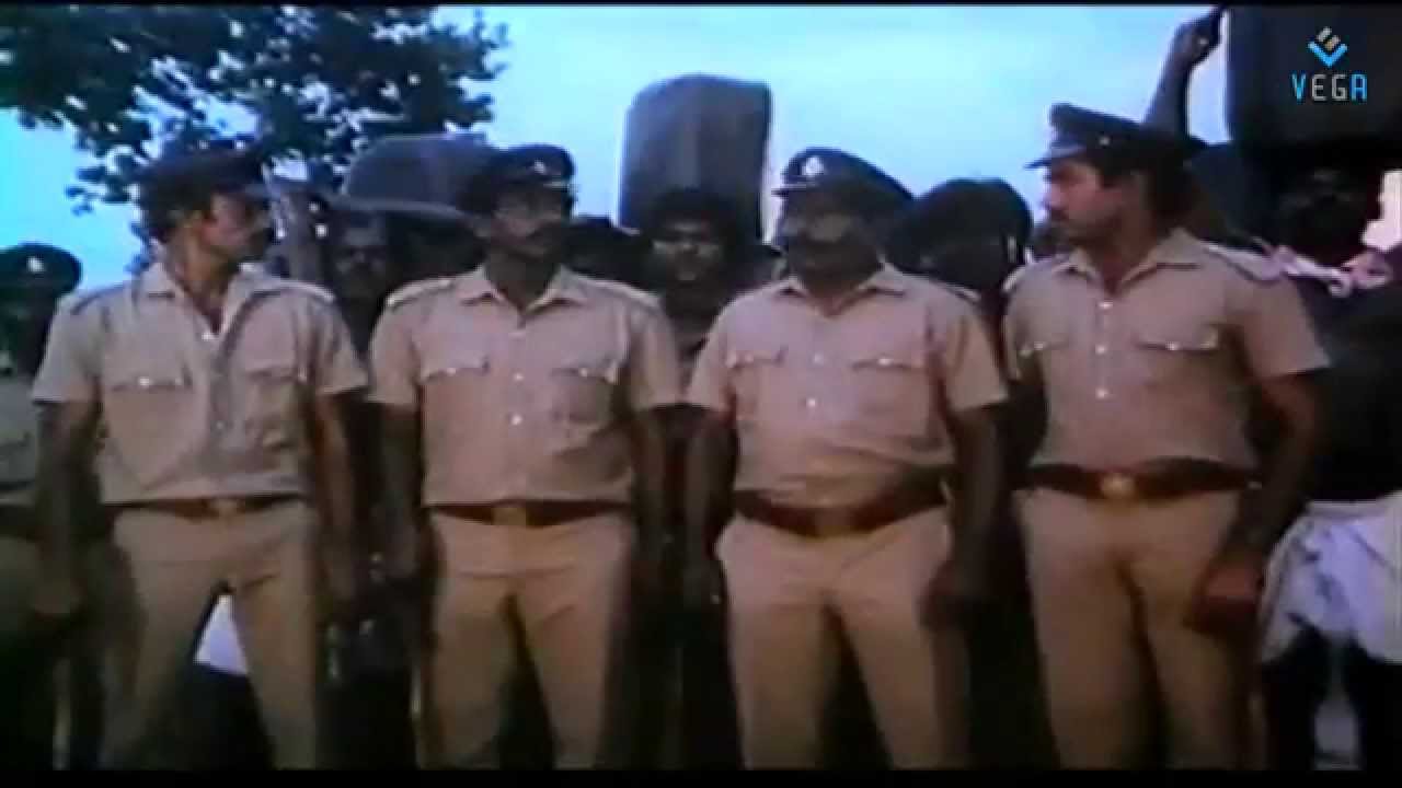 Avasara Police 100 Movie - Action Scene by Bhagyaraj - YouTube
