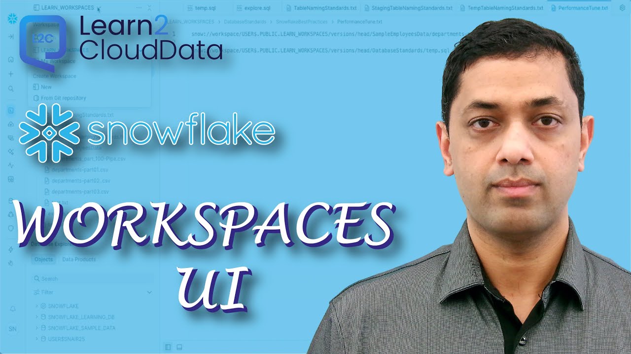 Stop Using Snowflake Worksheets: The New Workspaces UI that Makes You a ...