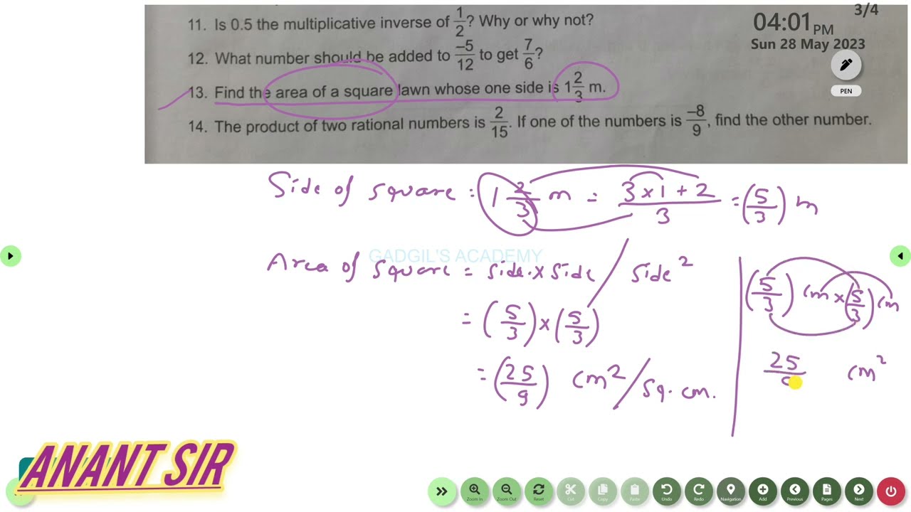 Step Up Maths/ Class 8/ Rational Numbers/ Review Exercise/ Q 11 to 14/ USE SIMPLE LOGIC - YouTube