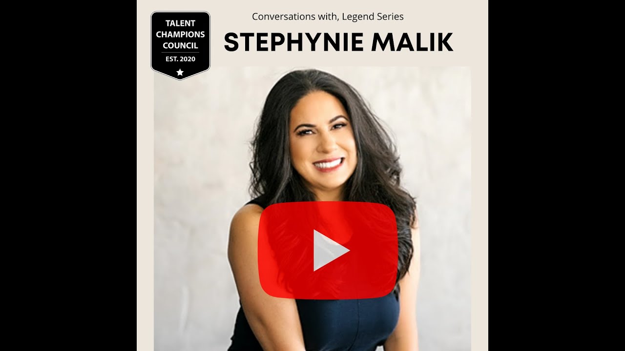 CONVERSATIONS WITH, LEGENDS SERIES...STEPHYNIE MALIK ft. SAYRE DARLING ...
