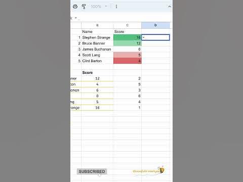 Dynamic Value Visualisation using Sparklines & Conditional Formatting #googlesheets #excel - YouTube