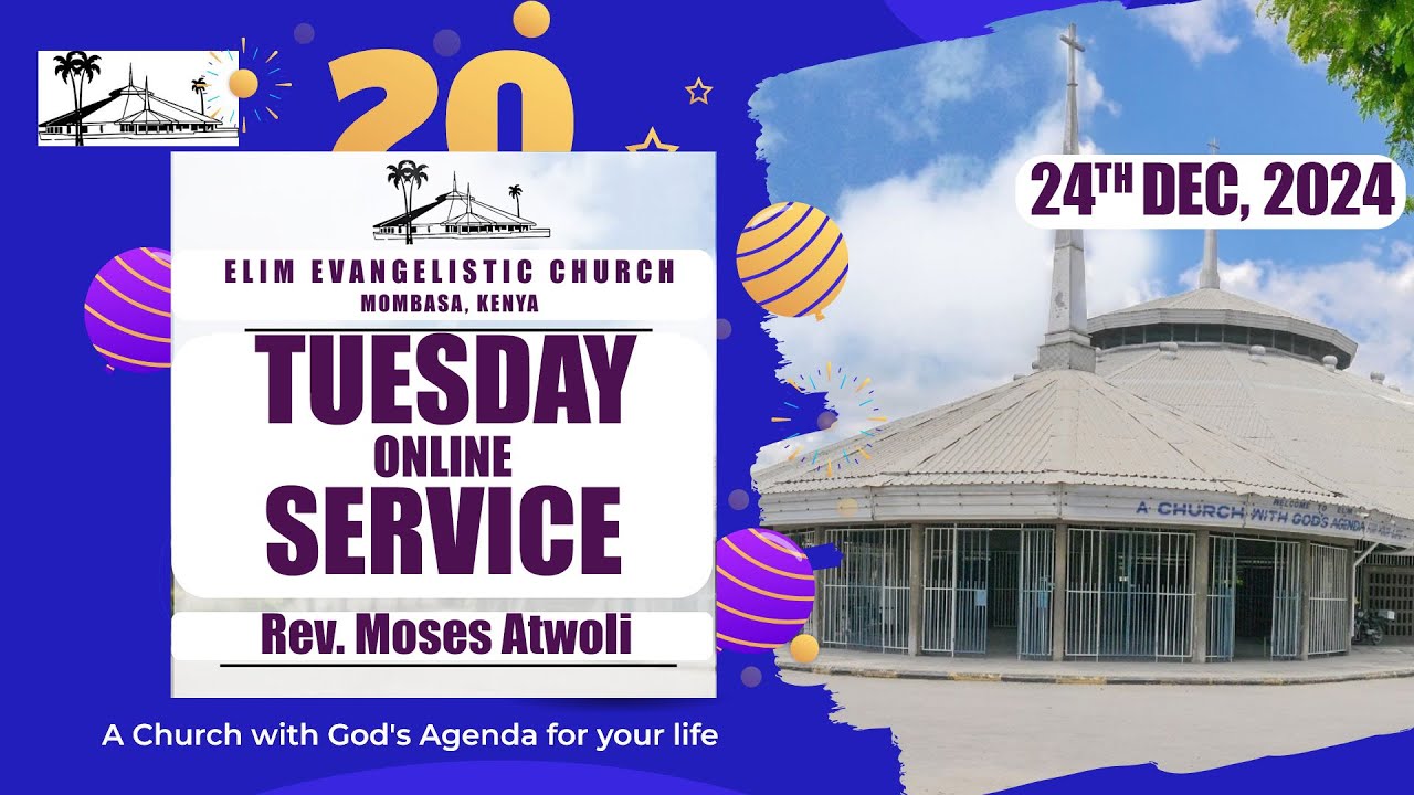TUESDAY SERVICE || 24/12/2024 || TOPIC : God’s Indescribable gift ...