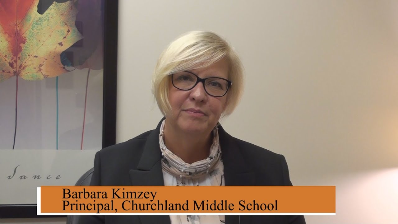Churchland Middle School Principal - YouTube
