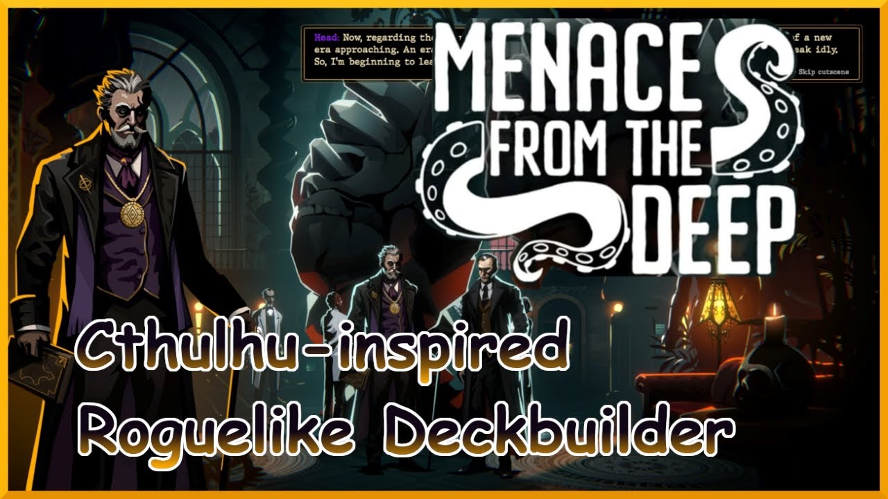 Cthulhu-inspired Roguelike Deckbuilder | Gameplay Demo "Menace from the ...