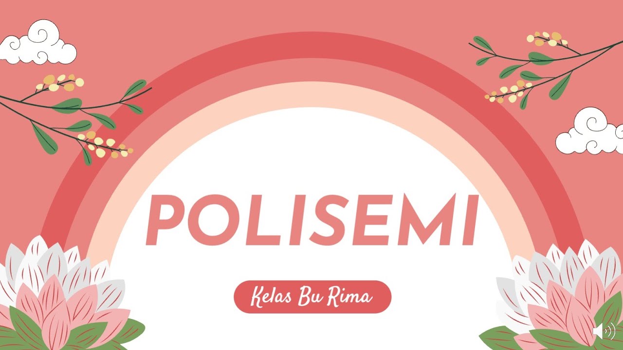 APA ITU POLISEMI? SAMAKAH DENGAN HOMONIM? - YouTube