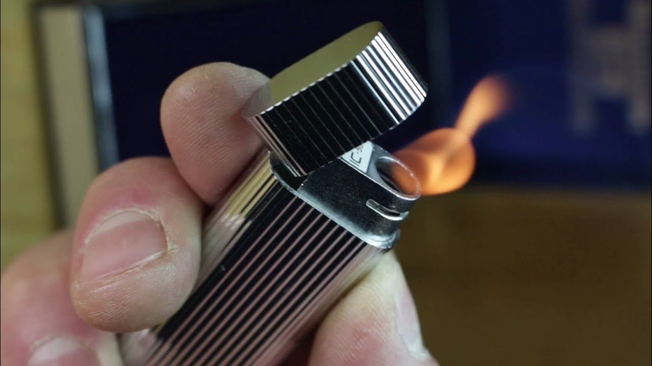 Inside a vintage luxury lighter - YouTube