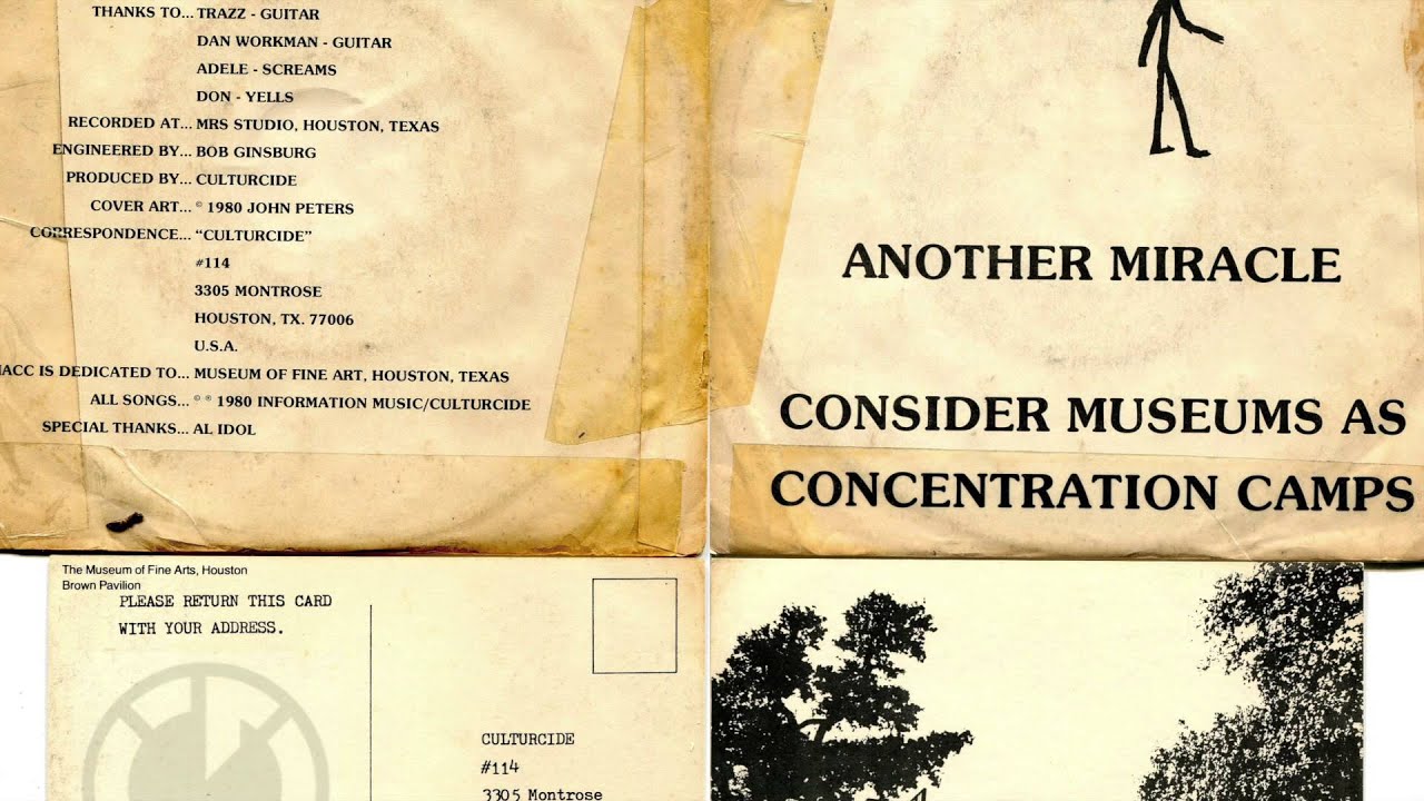 Culturcide - "Consider Museums As Concentration Camps" - YouTube
