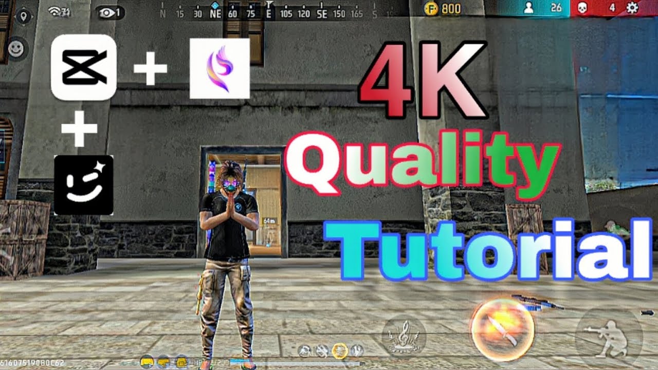 Free Fire Best 4K Quality Tutorial⚙️🤯|| How To Increase Free Fire Video Quality In Android - YouTube