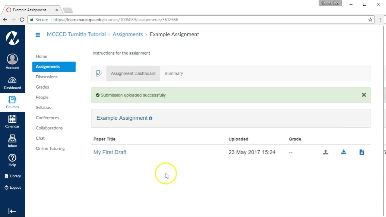 Turnitin Student Tutorial - YouTube