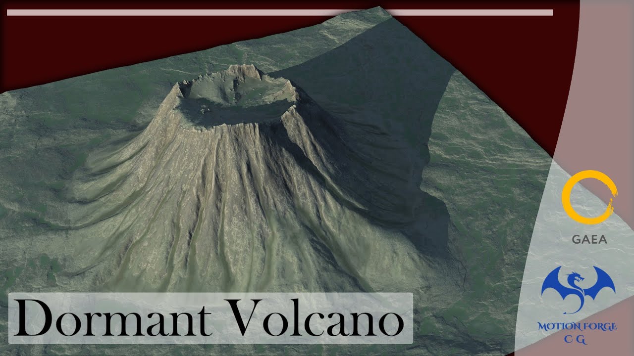 Dormant Volcano - Gaea 2 Tutorial - YouTube