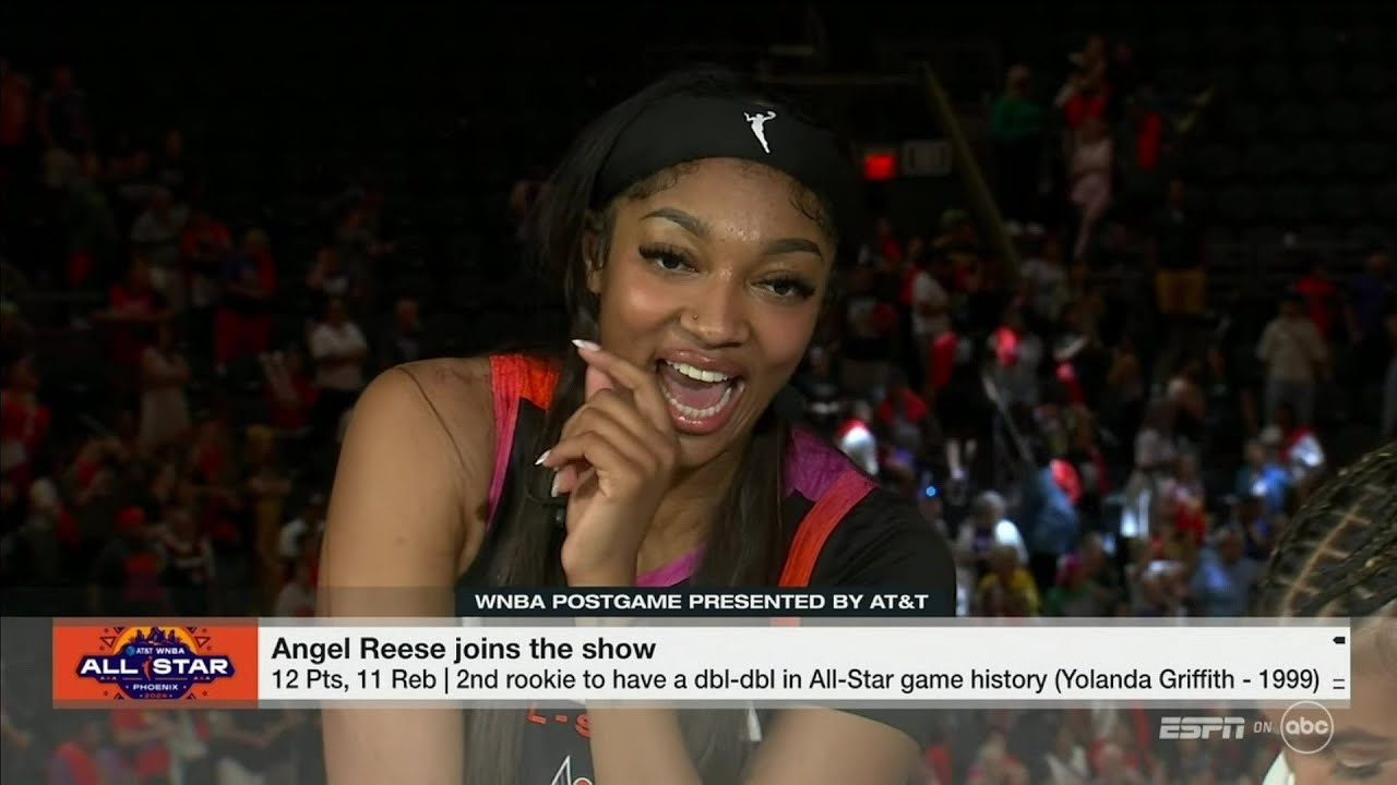 Angel Reese on set interview after WNBA All-Star Game | Chicago Sky ...