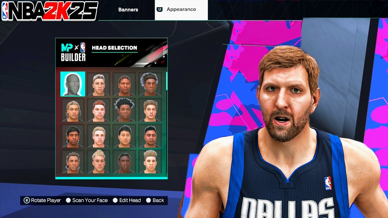 Best Dirk Nowitzki Face Creation In NBA 2K25 - YouTube