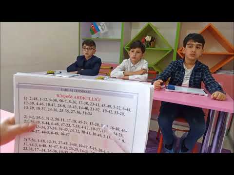 Beyin Gimnastikası.Yaddaş texnikası-Məntiq-Mental Aritmetik.TİAMO Kids Dahi Uşaqlar Mərkəzi.