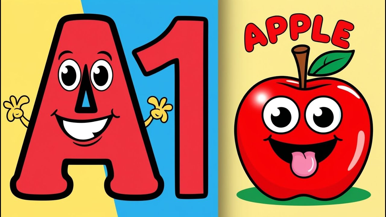 📚 Learn ABC & Numbers 1 to 10 🏆 | Fun Kids Learning | Colors, Animals ...