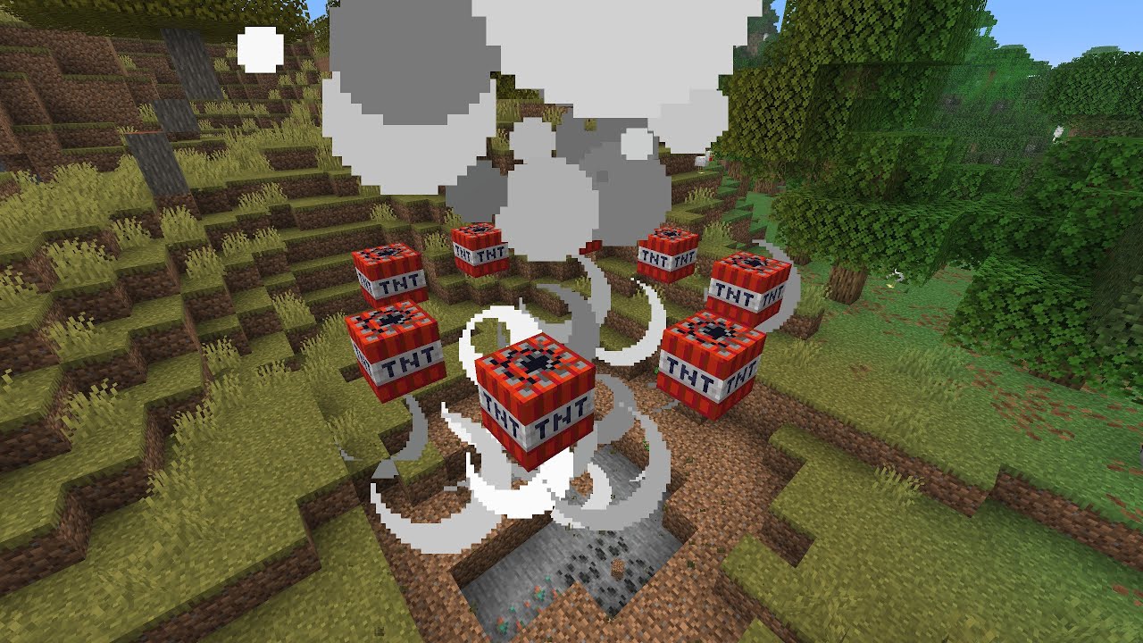 How to make Chain Exploding TNT Snowball in Minecraft 1.21 - YouTube