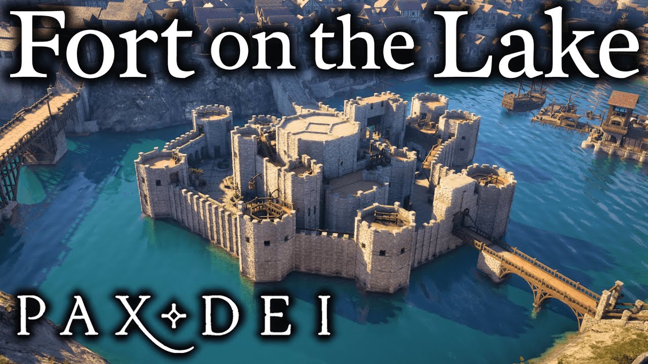 Pax Dei Building Archives #2 : "Fort on the Lake" Building by clan ...