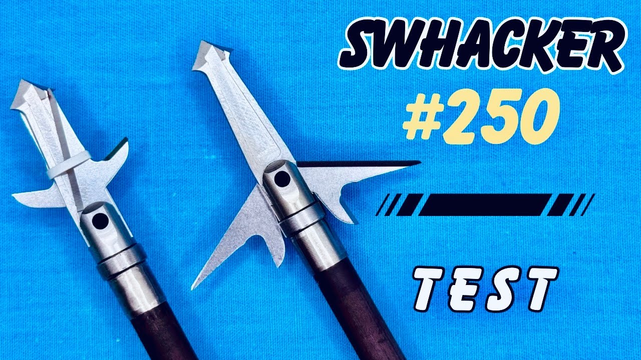 SWHACKER STEEL #250, 125 gr BROADHEAD TEST - YouTube