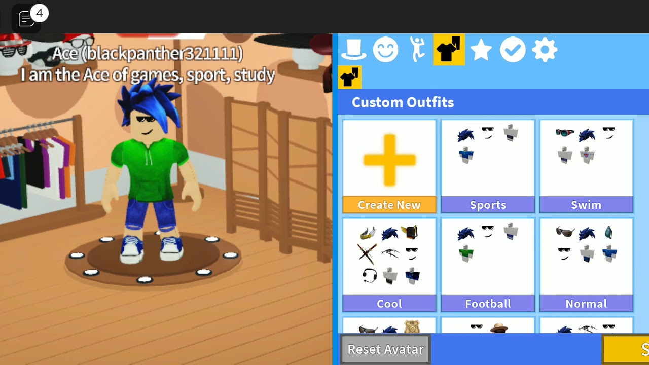 How to save your outfit in RHS at roblox - YouTube