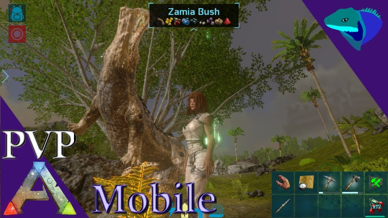 ARK MOBILE FULL RELEASE! STARTING OUT ON PVP! SWAMP HUT! Ark: Mobile ...