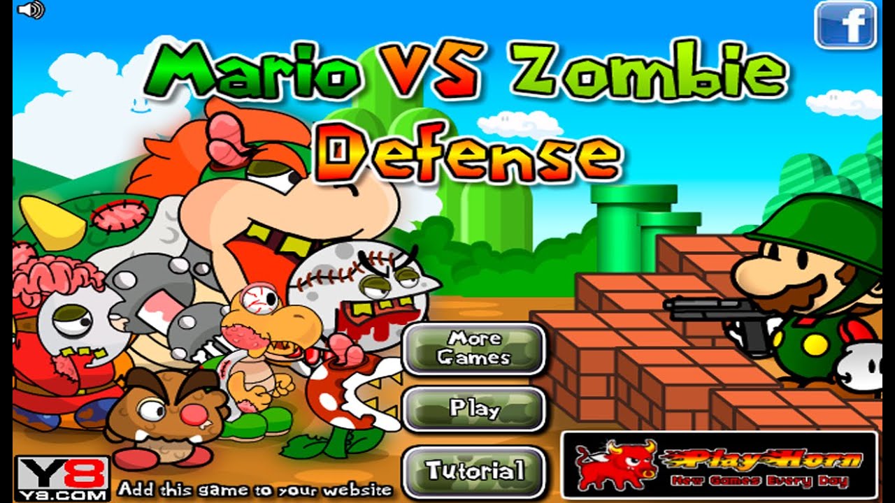 Mario Vs Zombies Defense - Bestvideosandgamesforkids - YouTube