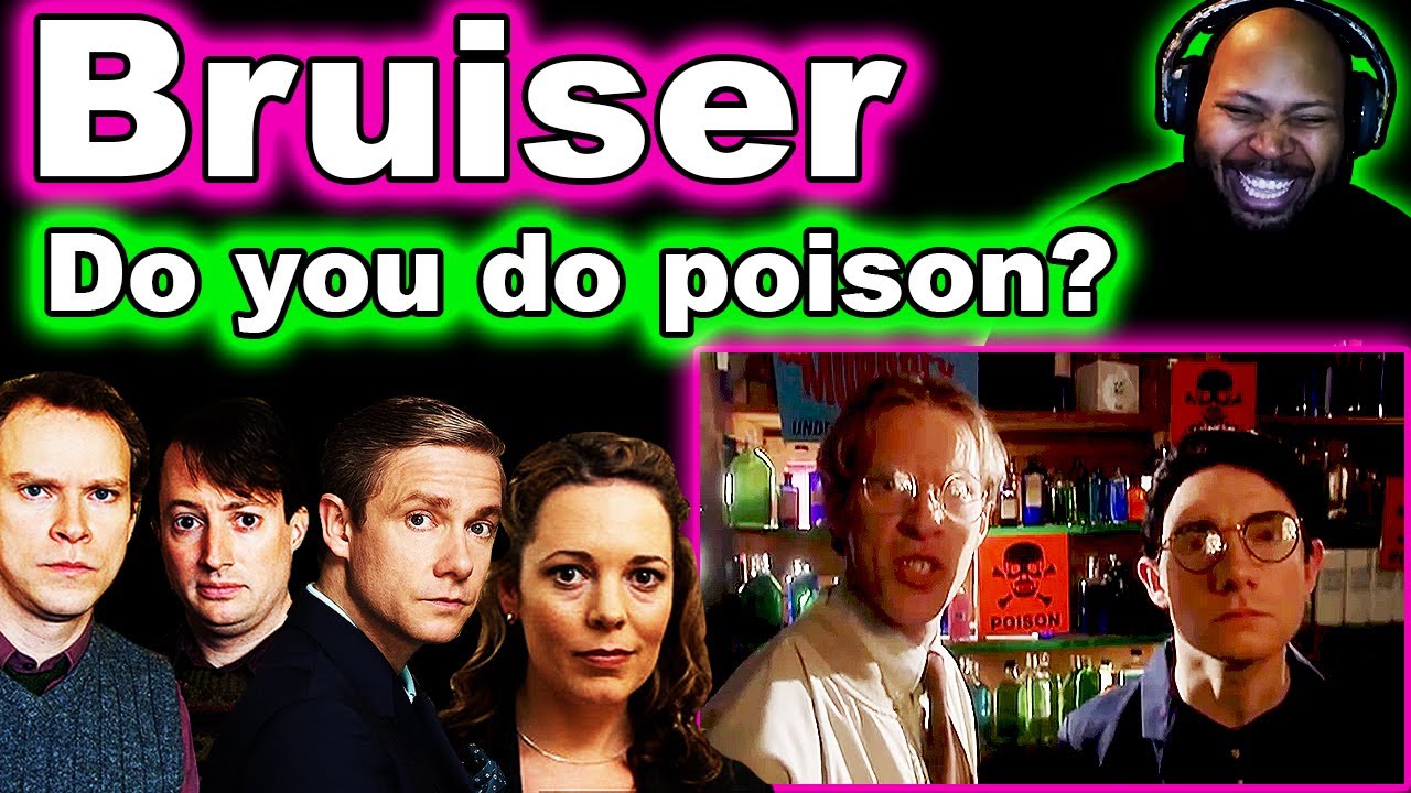 Bruiser - Do you do poison? David Mitchell, Robert Webb, Olivia, and ...