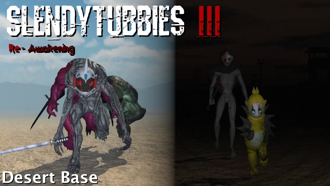 Slendytubbies 3: Re - Awakening | Desert Base | Collect Mode | No ...