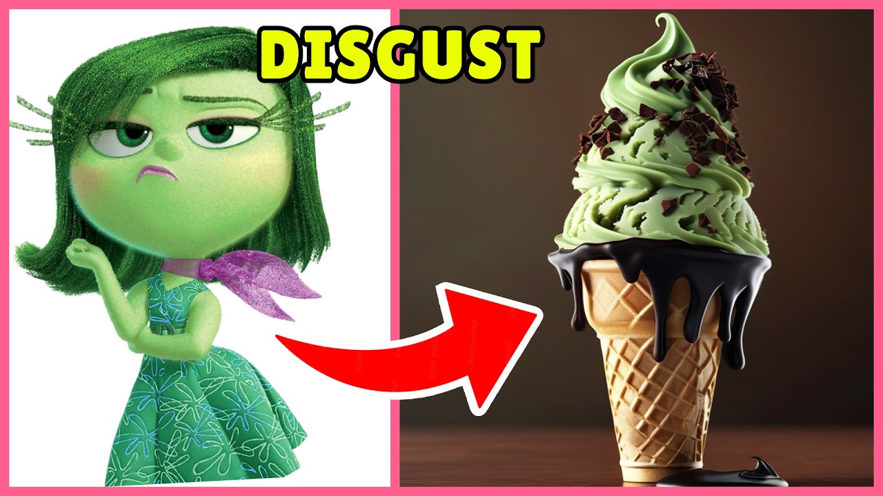 Inside Out 2 but Ice Cream 🍨 | Anger, Anxiety, Joy, Disgust, Ennui ...