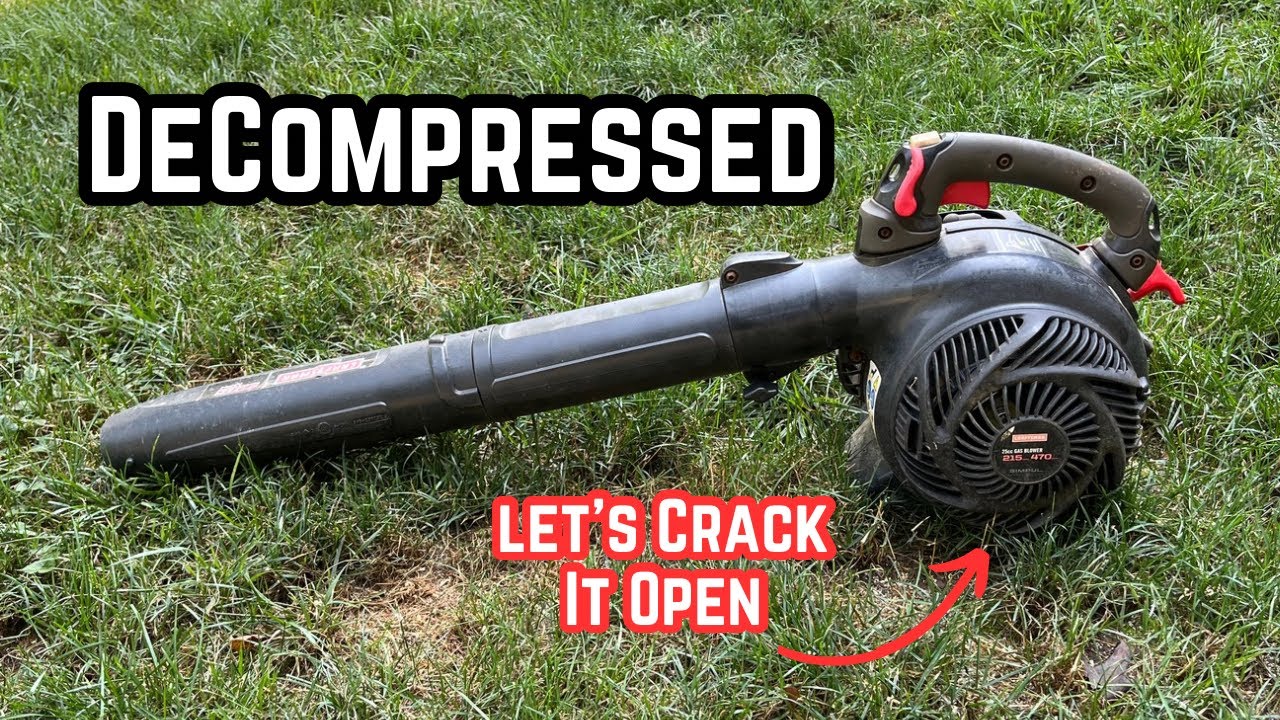 Low Compression Blower Vac Teardown - 2012 Craftsman/Poulan 25cc - YouTube