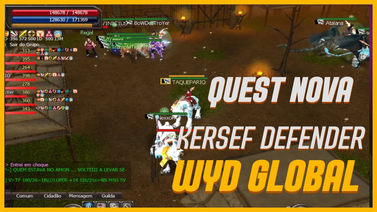 WYD GLOBAL - QUEST NOVA KERSEF DEFENSE (temporária) - YouTube