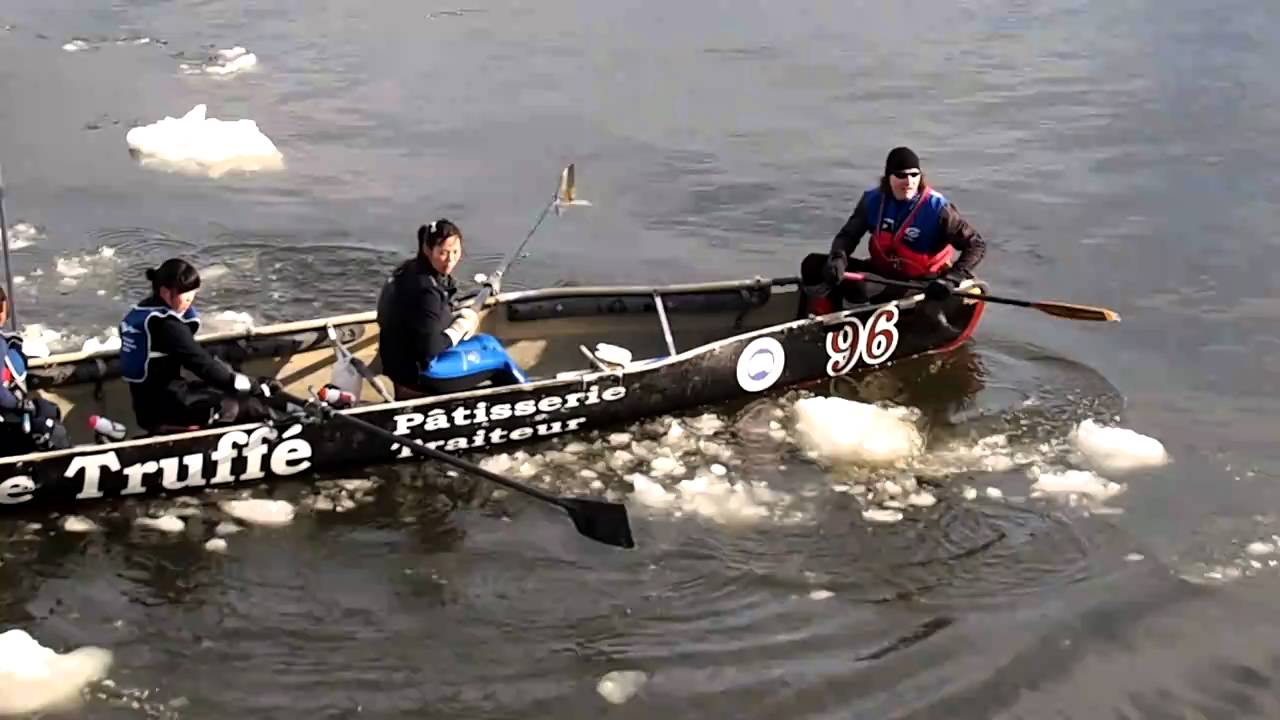 Quebec Carnival Boat Race Canada ice canoe race: from tradition to ...