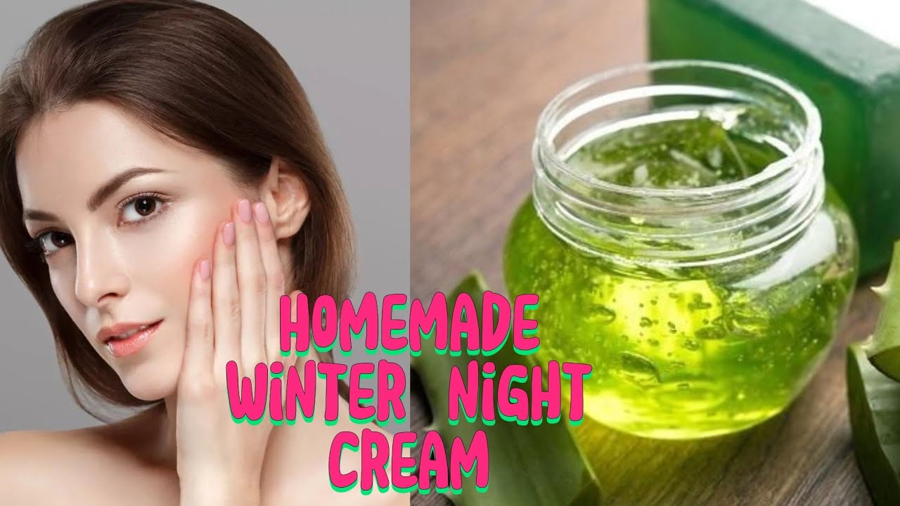 Homemade night cream for glowing skin || Night cream for younger ...