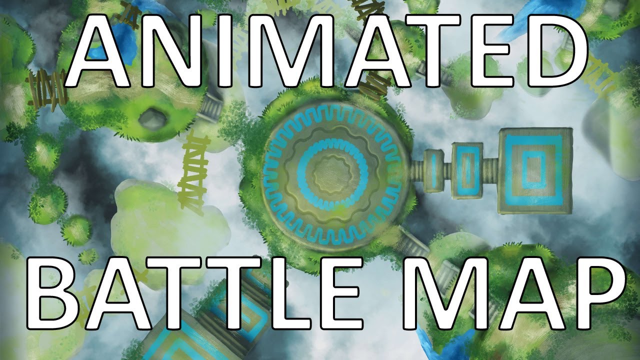 Animated Battle Map for D&D - Floating Islands by Domille's Wondrous ...