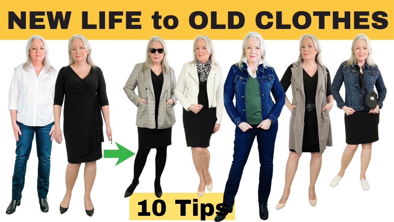 NEW LIFE TO OLD CLOTHES by Adding A Few New Fashion & Style Pieces ...