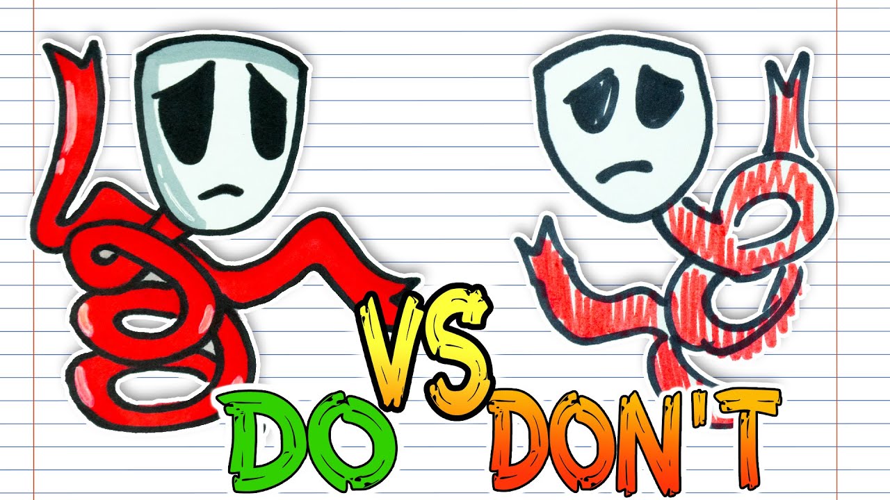 Do vs Don't Drawing Tutorial of Gangle from The Amazing Digital Circus ...