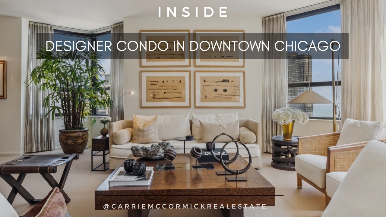 INSIDE A DESIGNER CONDO IN DOWNTOWN CHICAGO - YouTube