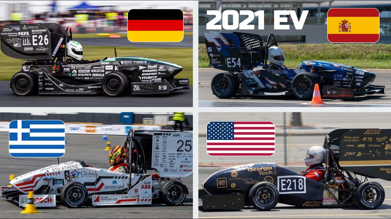 Formula Student / Formula SAE Around the World 2021 Electric - Onboard ...