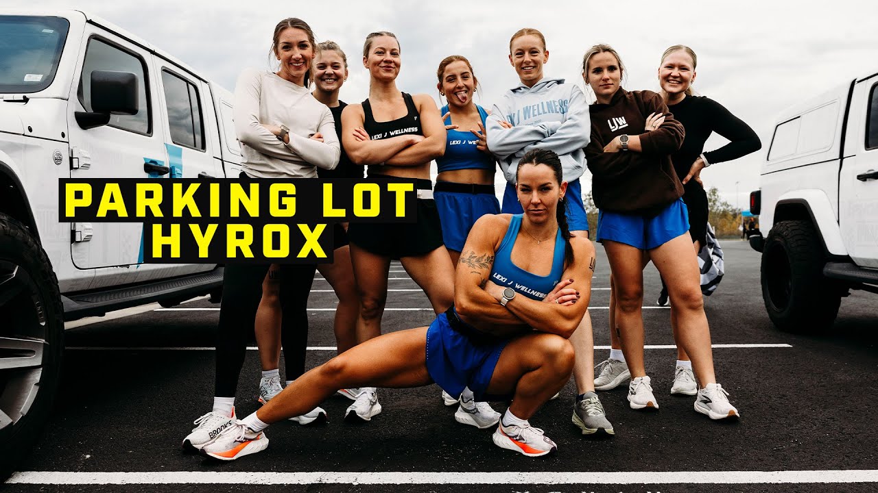 We Built A FULL HYROX Course In Our Back Parking Lot! - YouTube