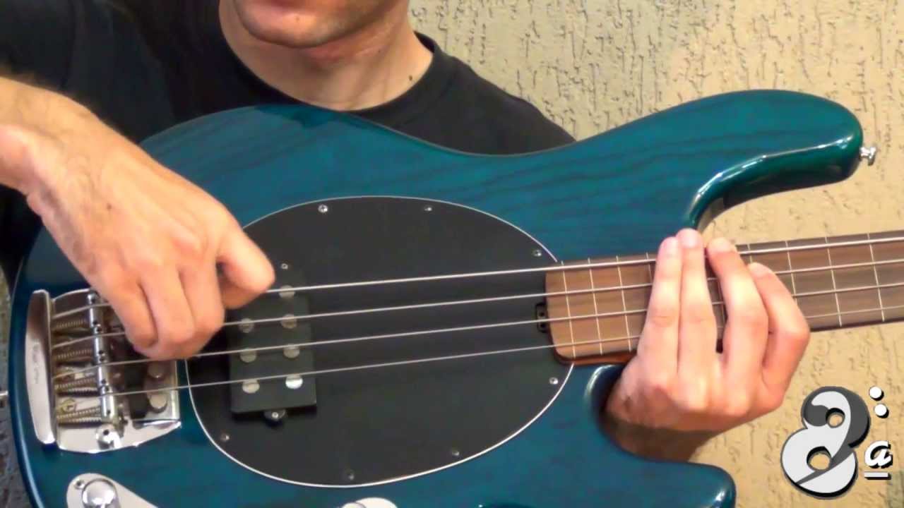Review: Music Man Sting Ray Fretless 1994 - Flea Bridge e Bird Eyes ...