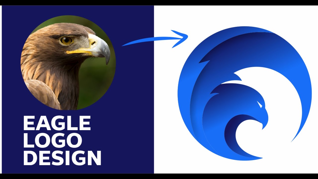 Eagle Logo Design - Learn Coreldraw Unique Techniques with Ahsan Sabri ...