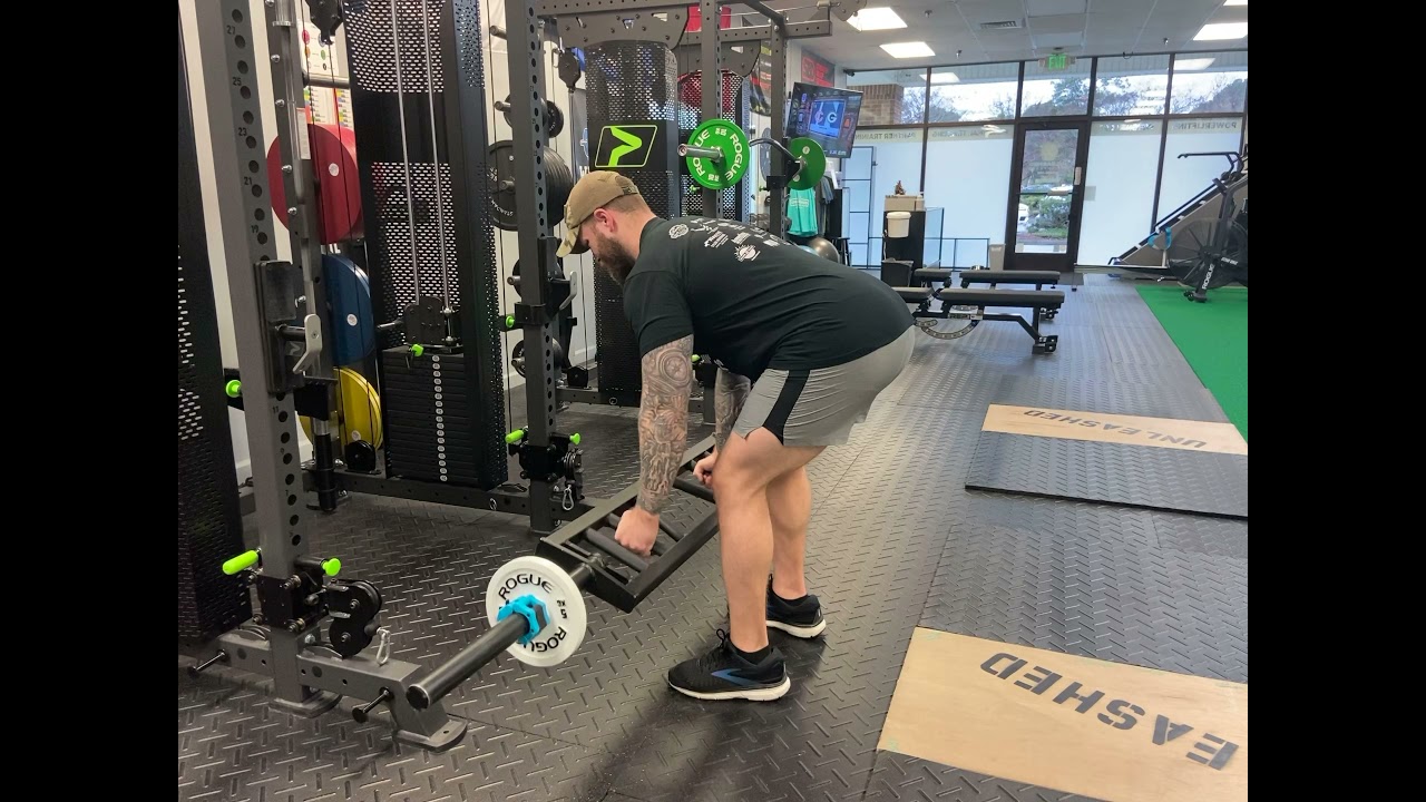 Neutral Grip Barbell Bent-over Row - YouTube