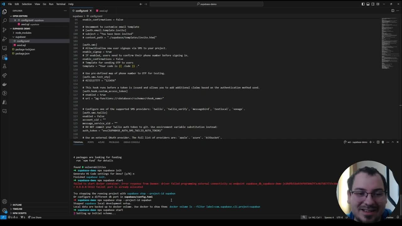 Les commandes à connaitre de Supabase (et initialiser un projet) - YouTube