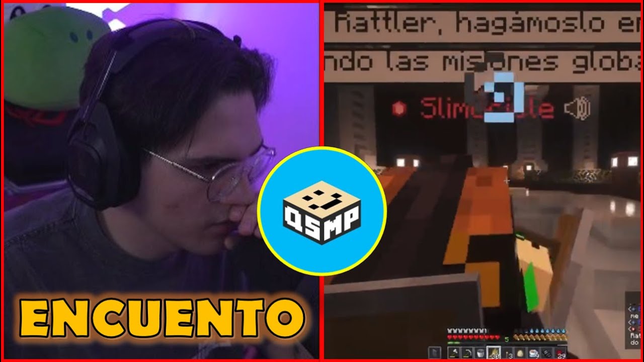 SLIMECICLE INVITA A ELMARIANA A LA PROXIMA REUNION QSMP IRL Y TERMINA ...