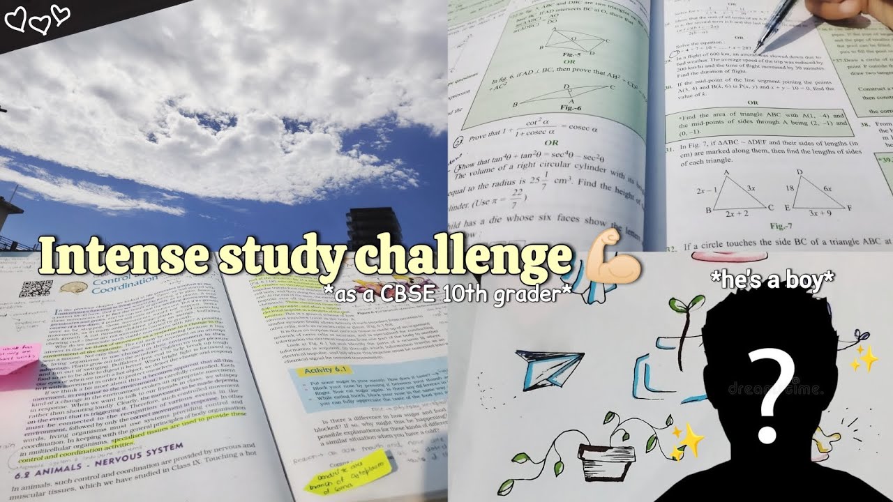 most productive study vlog 🥲 as a CBSE 10th grader 🫶🏻 | class 10 study ...