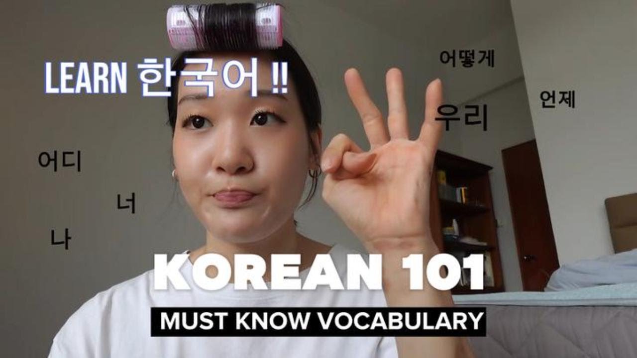 Learn the BASICS of Korean *quick* (Part 1) - YouTube