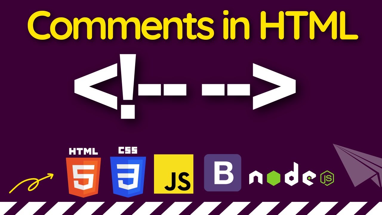 Comments in HTML - YouTube