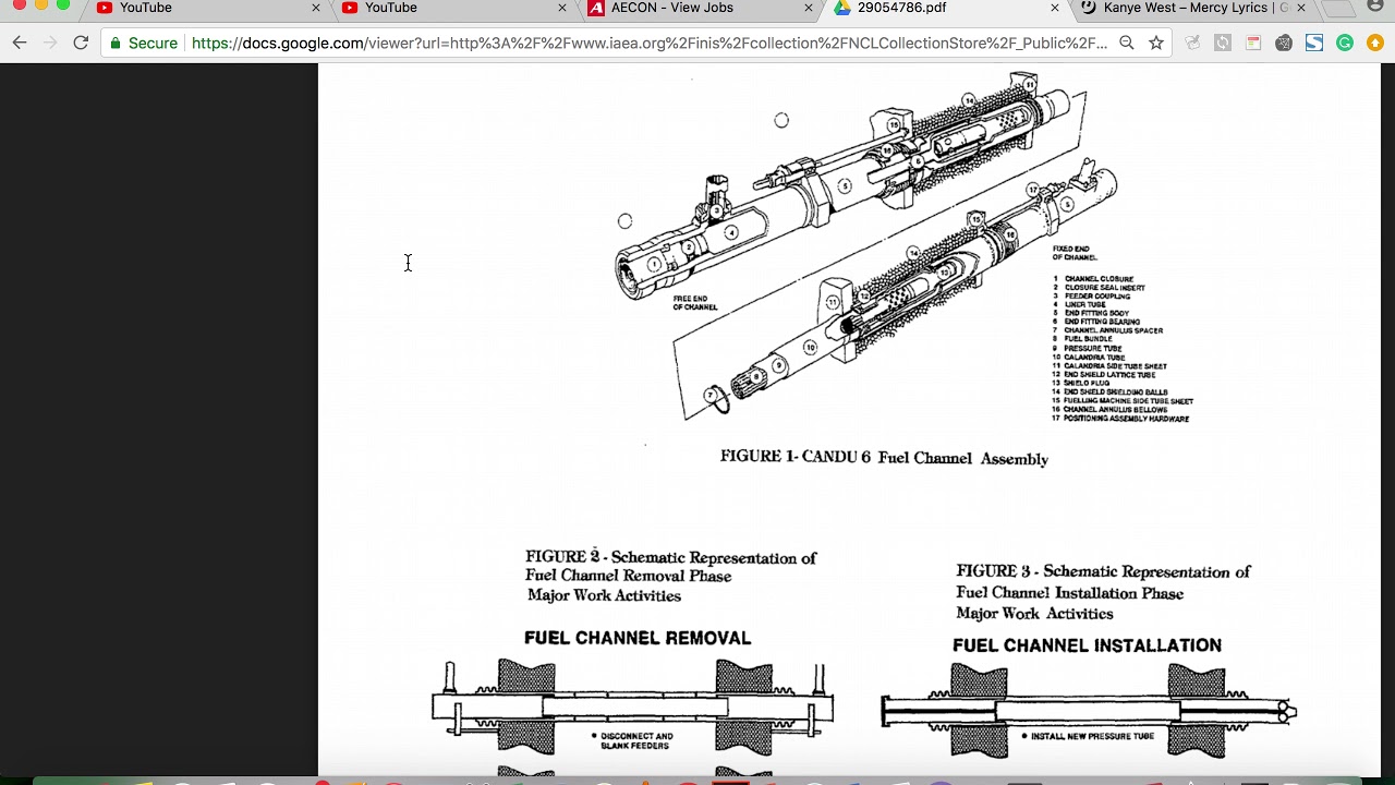 CANDU fuel channel and or feeder replacement - YouTube