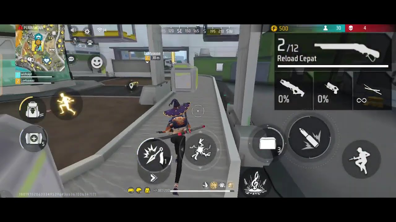 8 Kills Katana AK47 Alok Killstreak party - YouTube