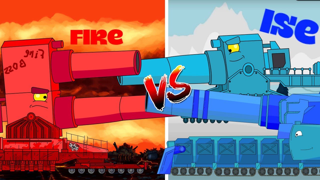 Fire tank dora vs ice tank super dora | cartoons about tanks |GERAND ...