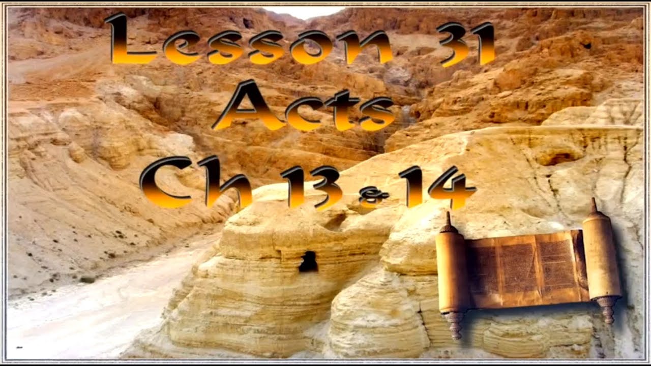 A 31 Tom Bradford's Torah Class - Chapters 13 & 14 - YouTube